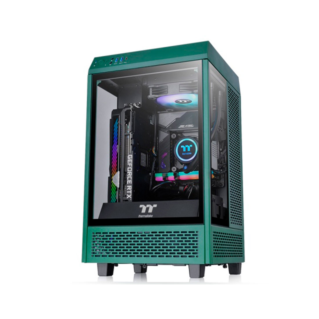 Корпус Thermaltake The Tower 100 Racing Green (CA-1R3-00SCWN-00 ...