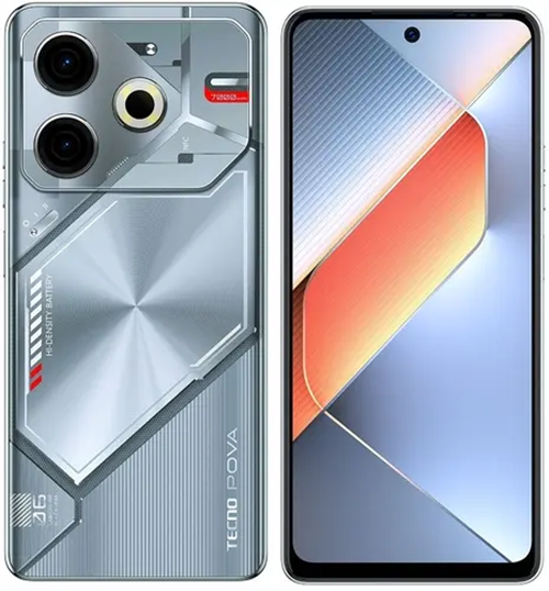 Смартфон Tecno POVA 6 Neo (LI6) 256 ГБ серебристый купить по низкой ...