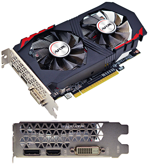 Видеокарта Afox GeForce GTX 1050 Ti (AF1050TI-4096D5H5-V6) 4 Гб черный ...