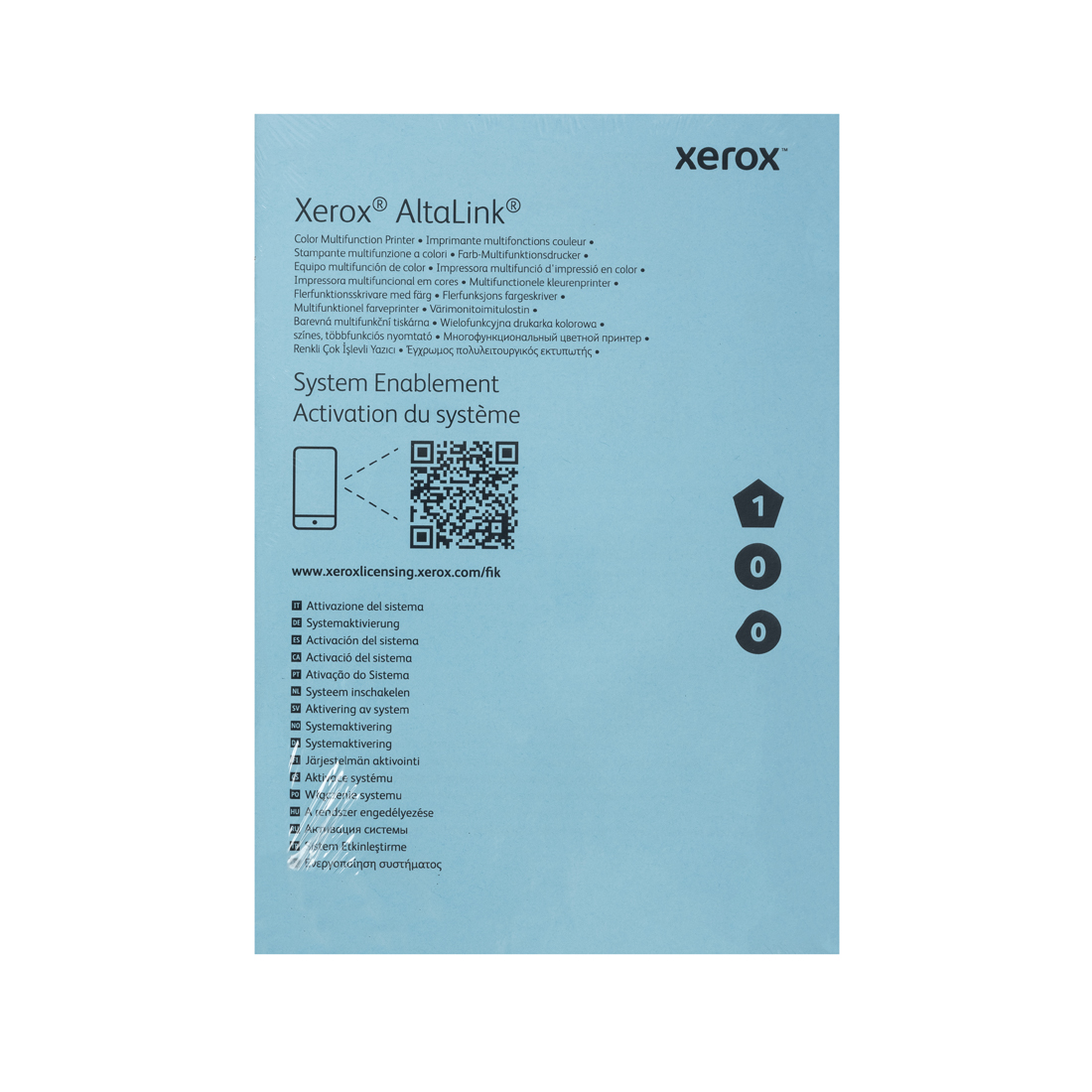 Комплект инициализации Xerox AltaLink C8245 (097S05248) голубой купить ...