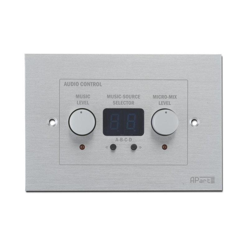 Настенная панель управления Biamp ZONE 4R серебристый купить по низкой ...