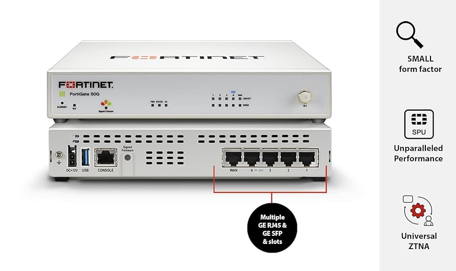 Межсетевой экран Fortinet FortiGate-50G белый купить по низкой цене ...